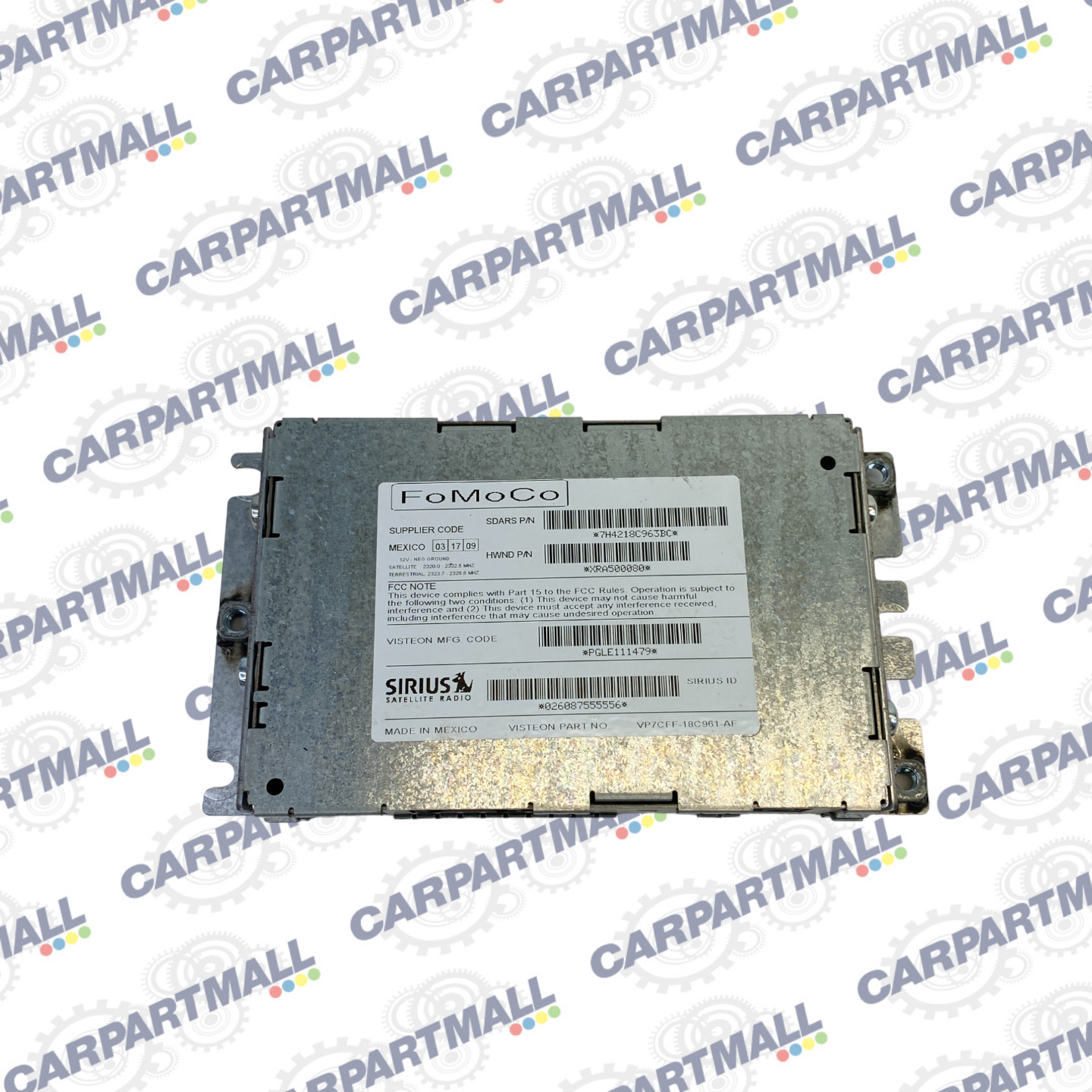 2007-2011 Range Rover Sport Sirius Satellite Radio Receiver Control Mo ...